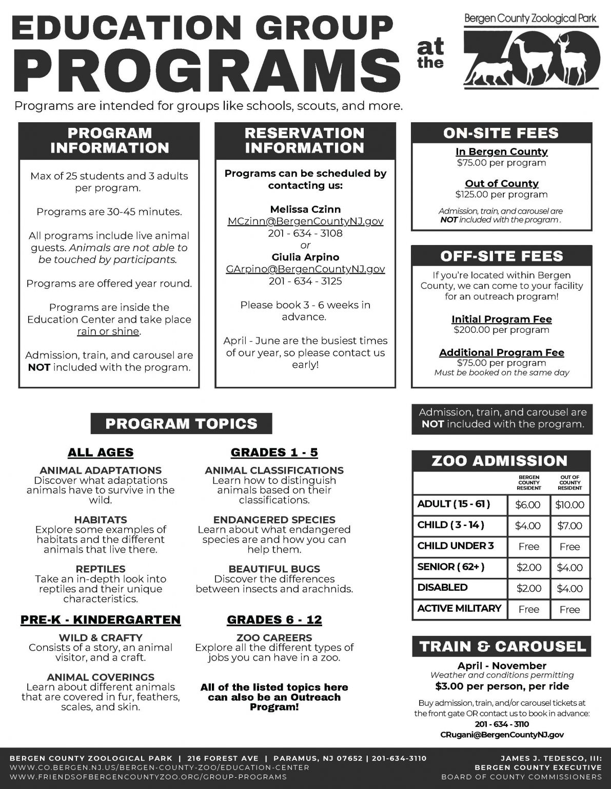 Education Center – Bergen County, NJ – Official Website